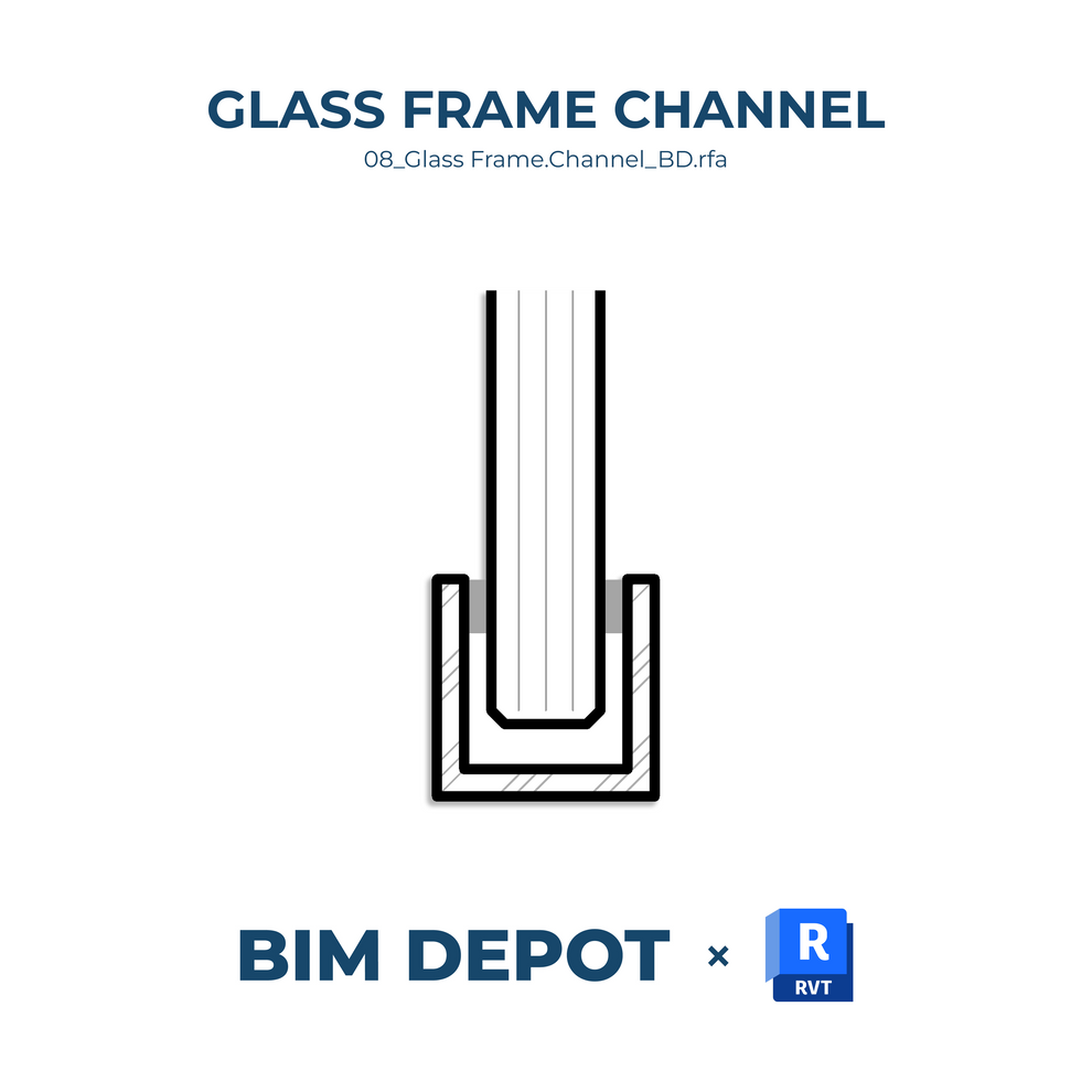 Glass Frame - Revit Detail Component Family – BIM Depot