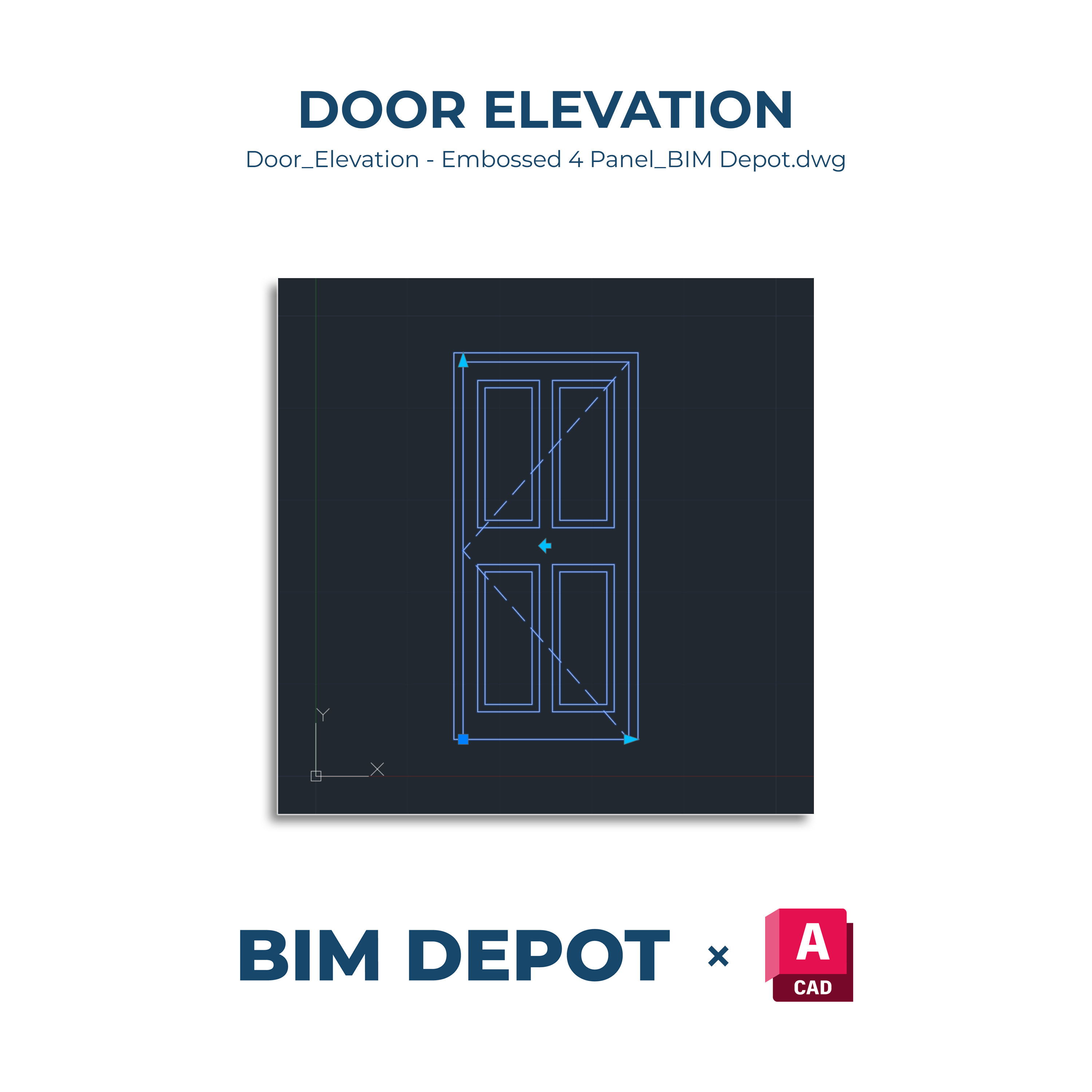 Door Block Collection | AutoCAD Dynamic Blocks – BIM Depot