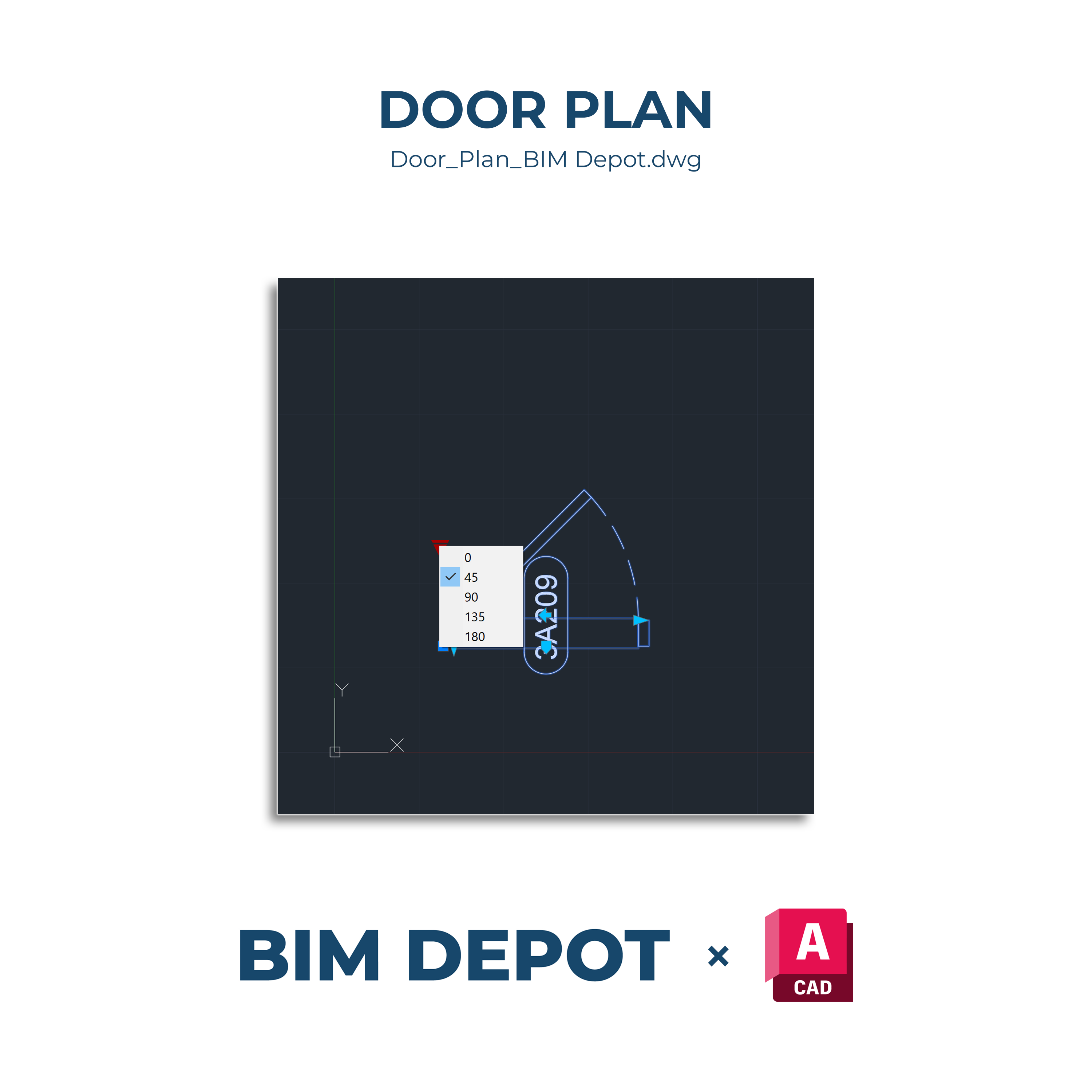 Door Block Collection | AutoCAD Dynamic Blocks – BIM Depot
