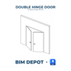 Double Swing Door - Revit Door Family – BIM Depot