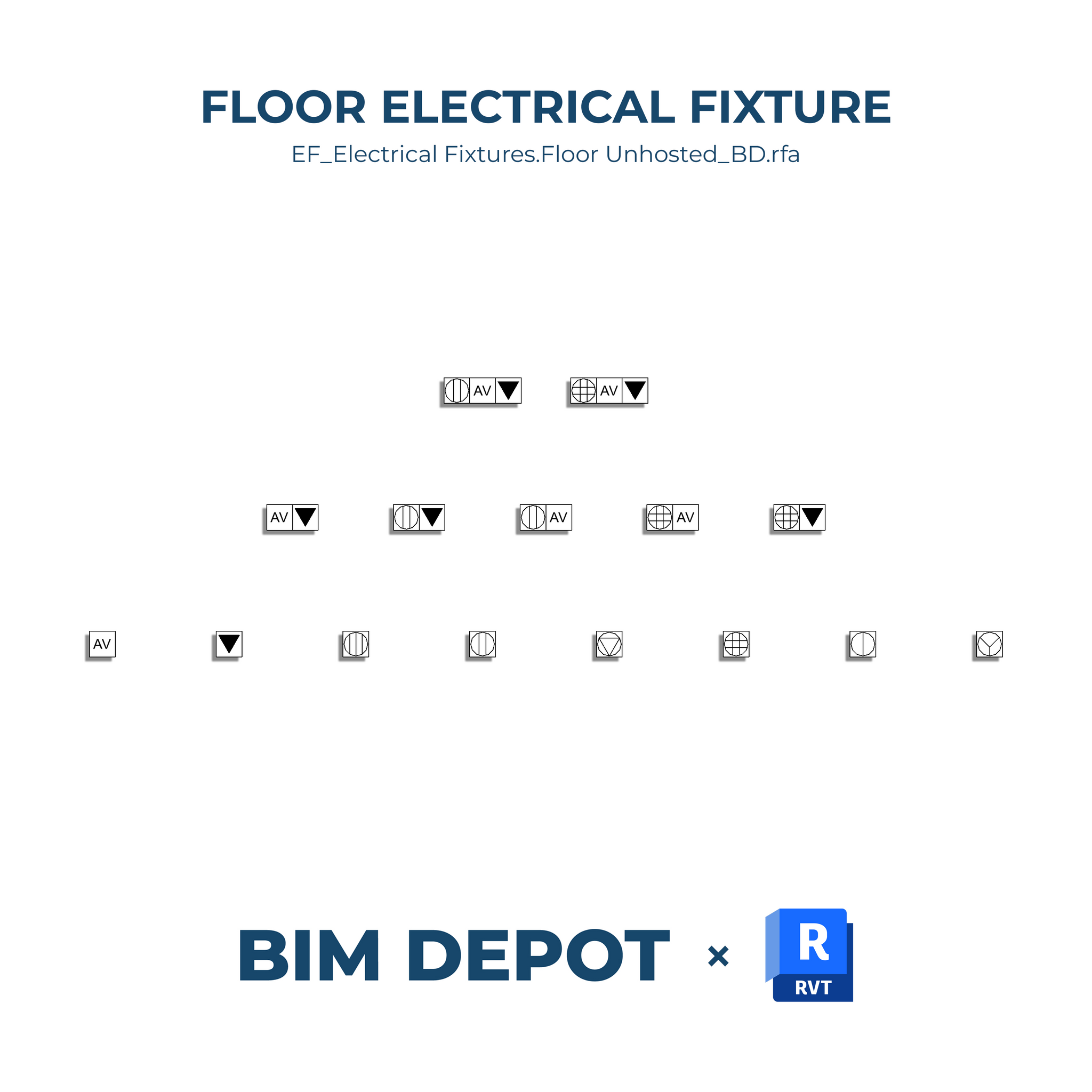 Revit Floor Electrical Fixture (Not Hosted) - BIM Family – BIM Depot